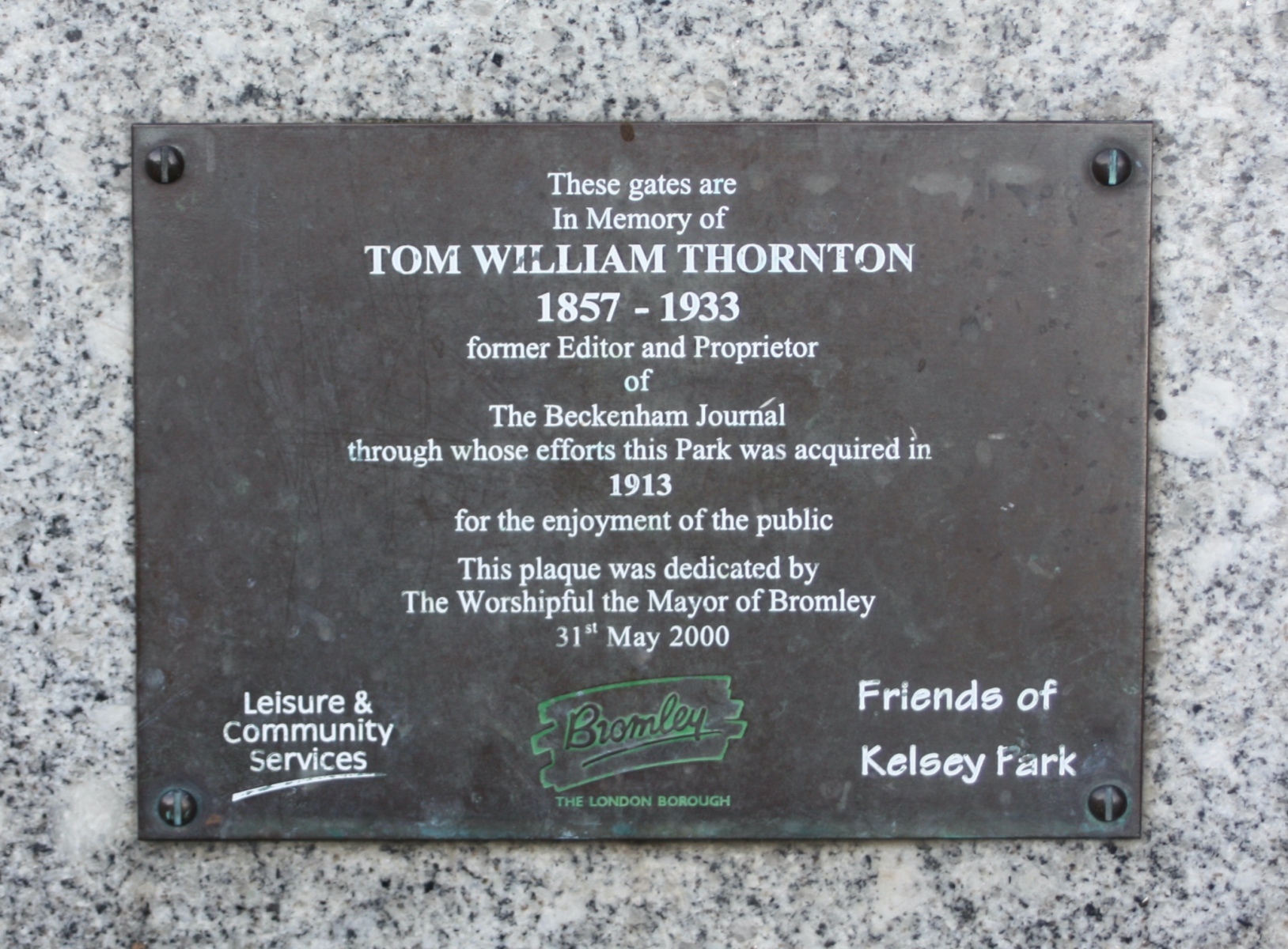 Thornton – Beckenham History